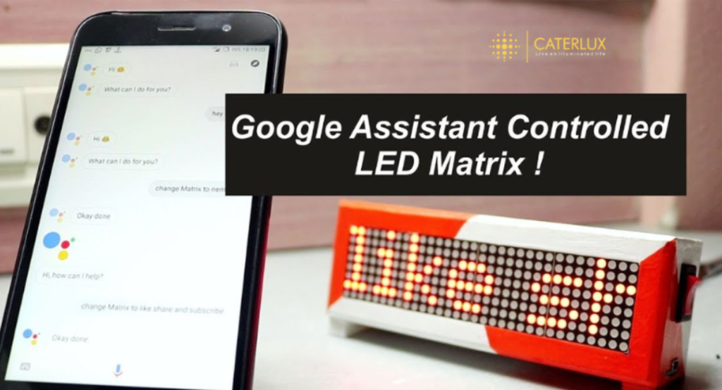How To Connect Google Chat API With IoT LED Panel Matrix